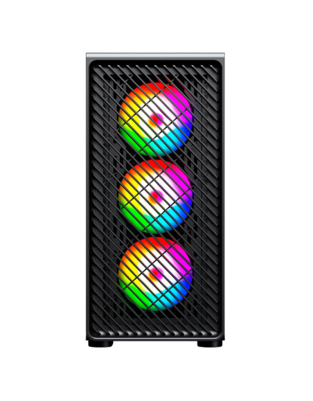 RAIDMAX VECTOR SERIES V211 / Rainbow LEDs / VIDRIO TEMPLADO