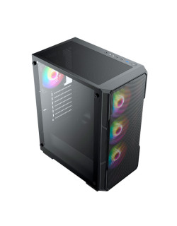 RAIDMAX VECTOR SERIES V212 / Rainbow LEDs / VIDRIO TEMPLADO