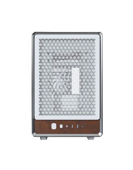 MONTECH HERITAGE PRO/ MICRO-ATX / ECO-CUERO/ VIDRIO TEMPLADO/ BLANCO