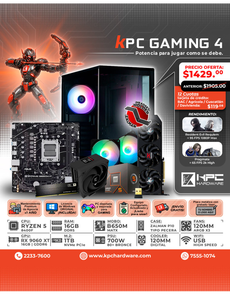 KPC Hardware | Computadoras personalizadas, accesorios y componentes en ...